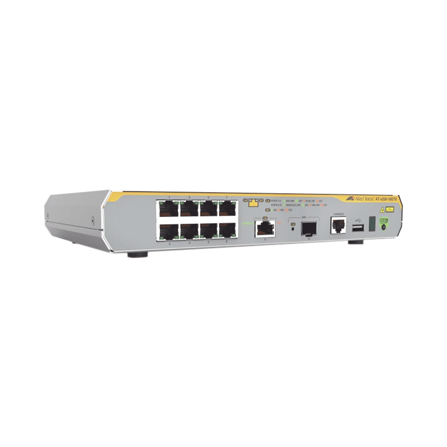 Switch L3, 8x 10/100/1000 Mbps RJ45, 1x 1/2.5/5/10G, 1x SFP+ 10G, sin ...